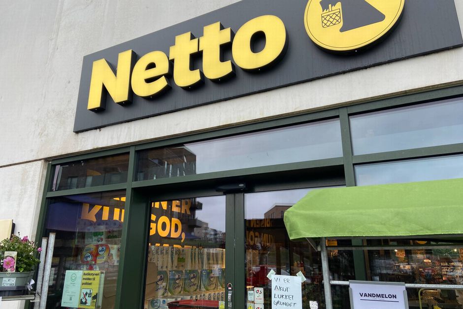 Netto-butik akut lukket efter udslip fra kølesystem