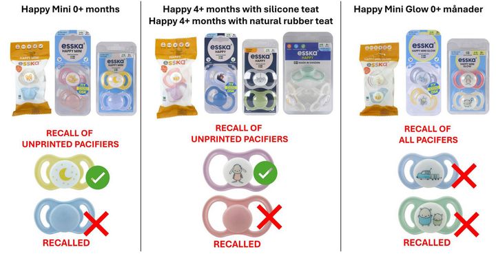 Advarsel: Farlige sutter kaldes tilbage - risiko for kvælning - Din Avis