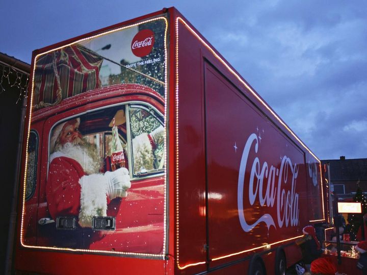 Coca Cola lastbilen lyser Thorsø op - Din Avis