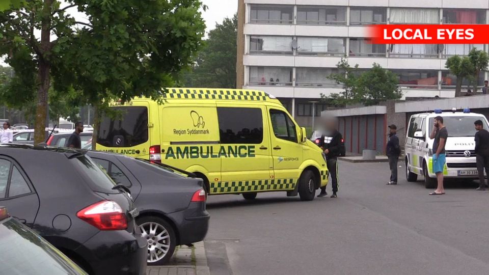 Han lå på trappen og skreg af smerte - Din Avis