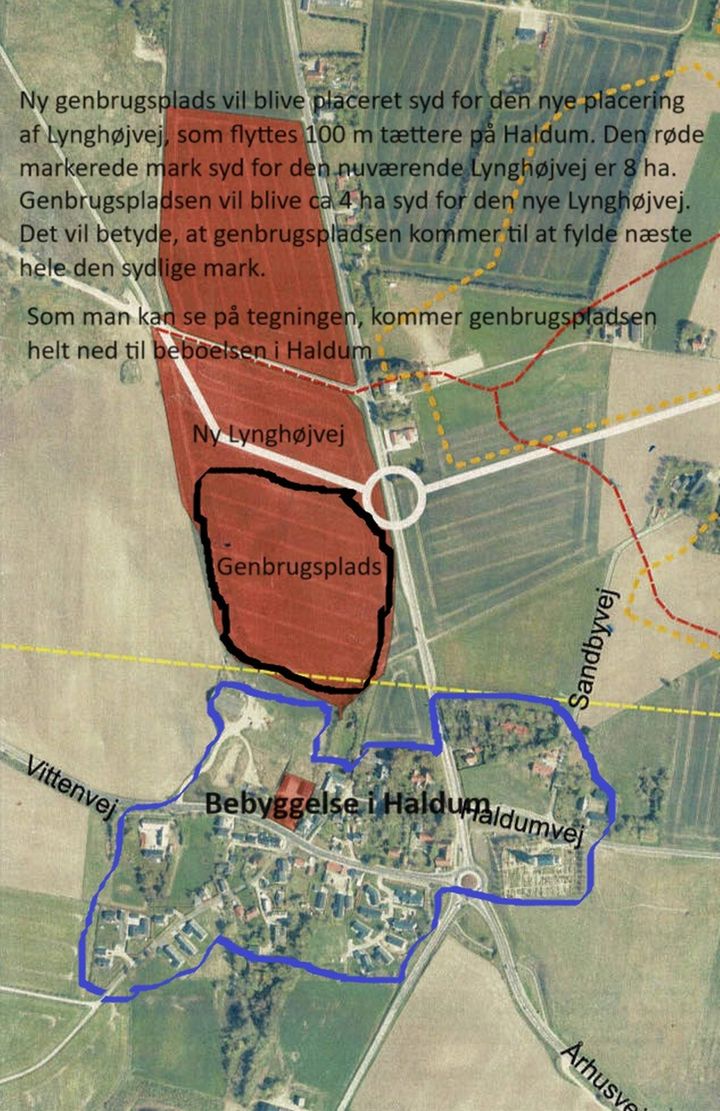 Vi er i chok over placering af kæmpe genbrugsplads ved vores landsby ...