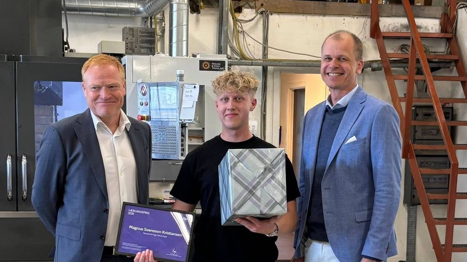 Toplærling Magnus modtager prestigefyldt pris - Din Avis